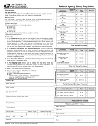 PS Form 17-G Download Printable PDF or Fill Online Federal Agency Stamp ...