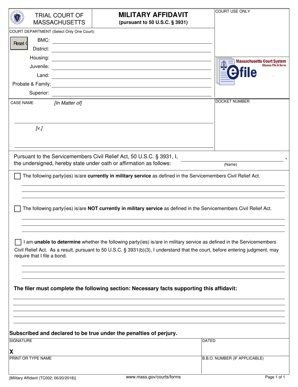Form TC002 - Fill Out, Sign Online and Download Fillable PDF ...