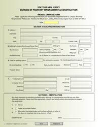 New Jersey Property Profile Form - Fill Out, Sign Online and Download ...