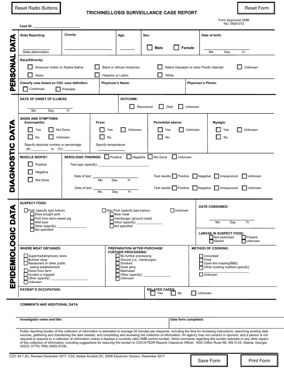Form CDC54.7 - Fill Out, Sign Online and Download Fillable PDF | Templateroller