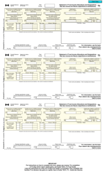 Form T3 Download Fillable PDF or Fill Online Statement of Trust Income ...