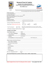 Nunavut Canada Electronic/Fax Filing Request - Sheriff Download ...