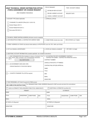 U.S. Air Force Technical Order (To) System Forms PDF templates ...