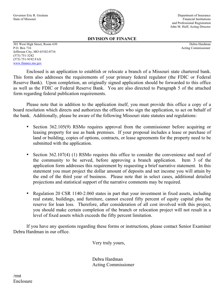 Missouri Uniform Interstate Application/Notice - Fill Out, Sign Online ...