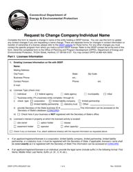 Connecticut Name Change Request Form - Fill Out, Sign Online and ...