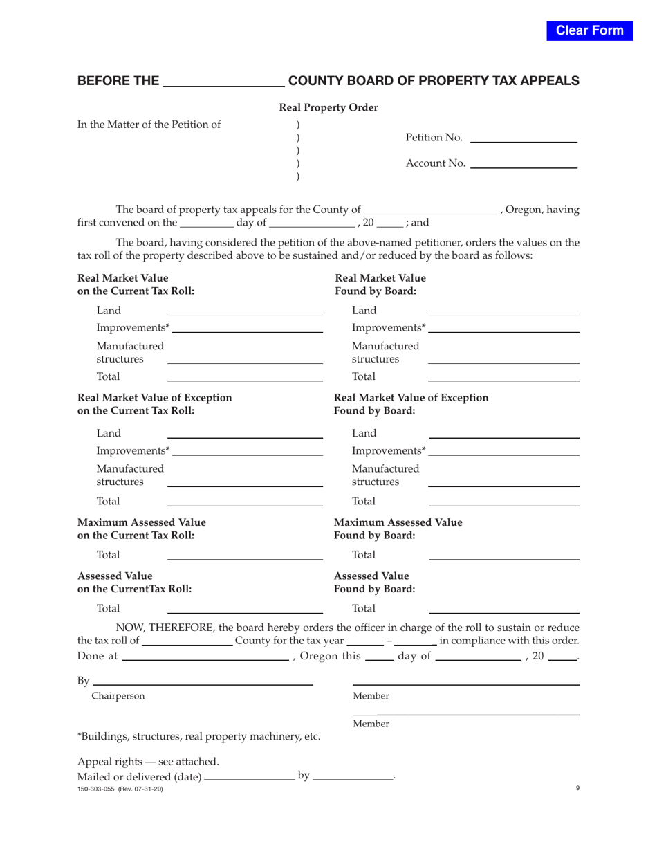 Form 150-303-055-9 - Fill Out, Sign Online and Download Fillable PDF ...
