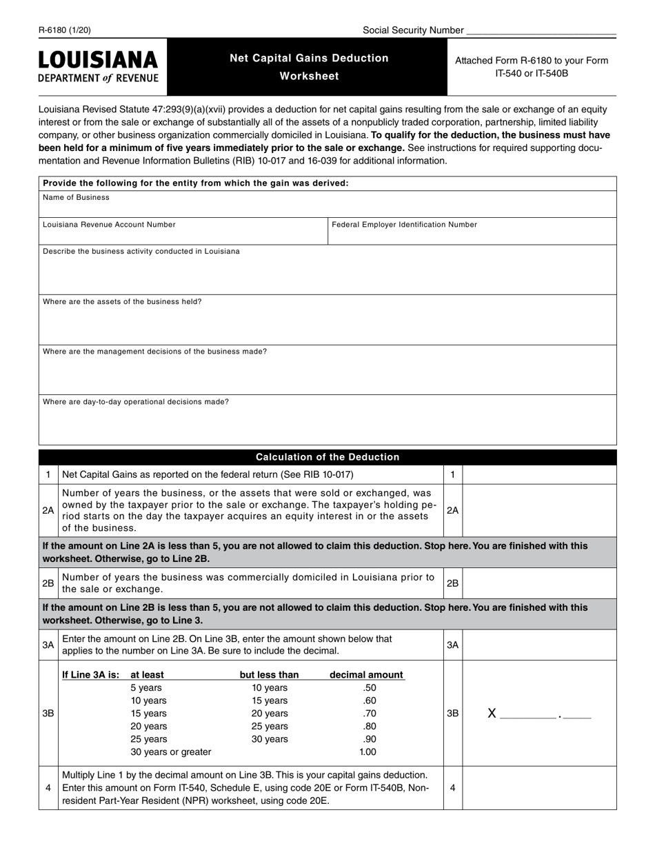 Form R-6180 - Fill Out, Sign Online and Download Fillable PDF ...