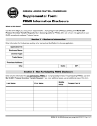 Form MJ16-3201A Download Fillable PDF or Fill Online Supplemental Form ...