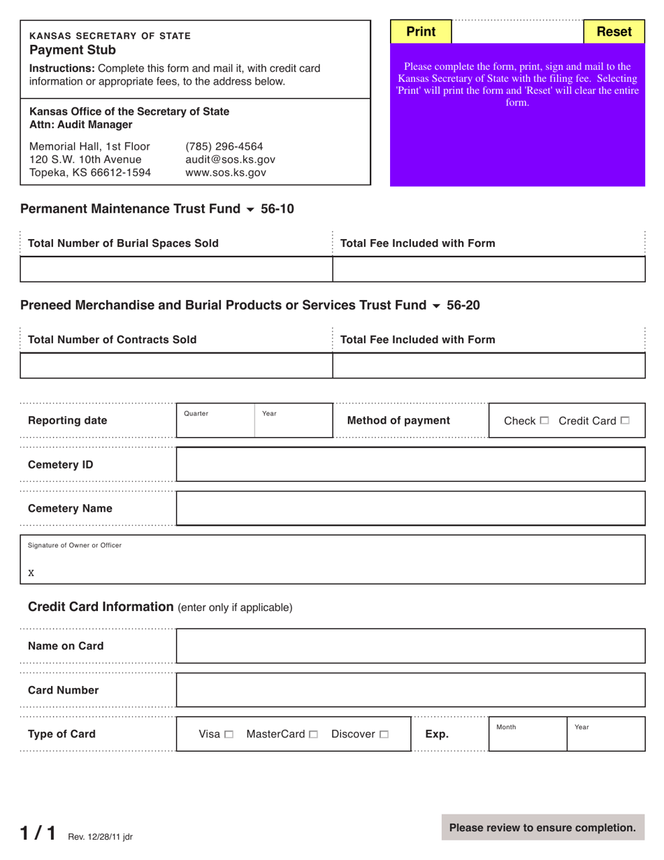 Form CQ - Fill Out, Sign Online and Download Fillable PDF, Kansas ...