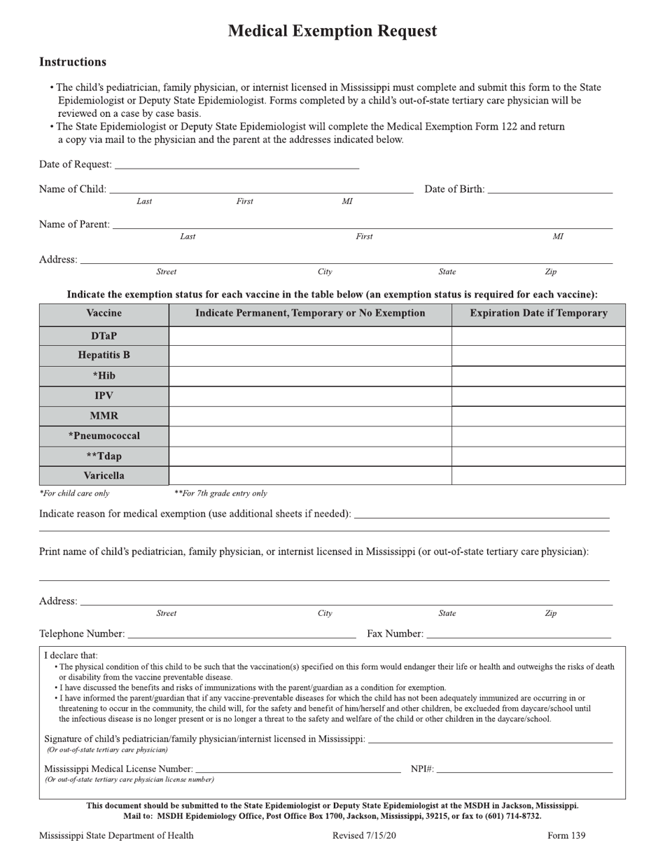 Form 139 - Fill Out, Sign Online and Download Printable PDF ...