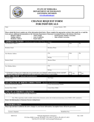 Nebraska Department of Insurance Forms PDF templates. download Fill and ...
