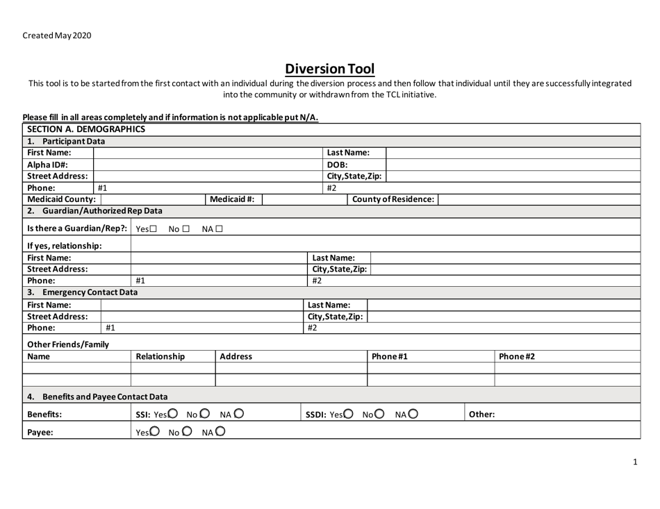 North Carolina Diversion Tool - Fill Out, Sign Online and Download PDF ...