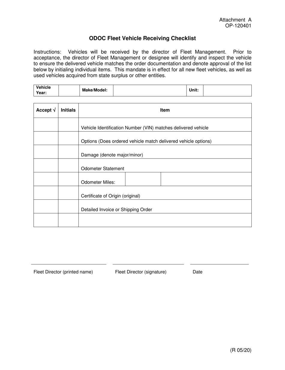 Form OP-120401 Attachment A - Fill Out, Sign Online and Download ...