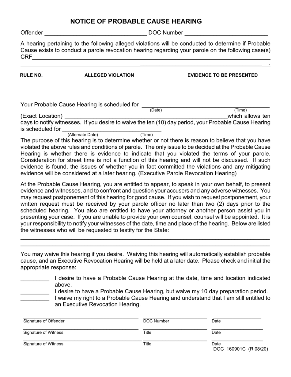 Form OP-160901C - Fill Out, Sign Online and Download Printable PDF ...