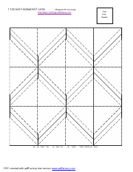 Half Square Triangle Paper Templates Pdf. Download Fill And Print For ...