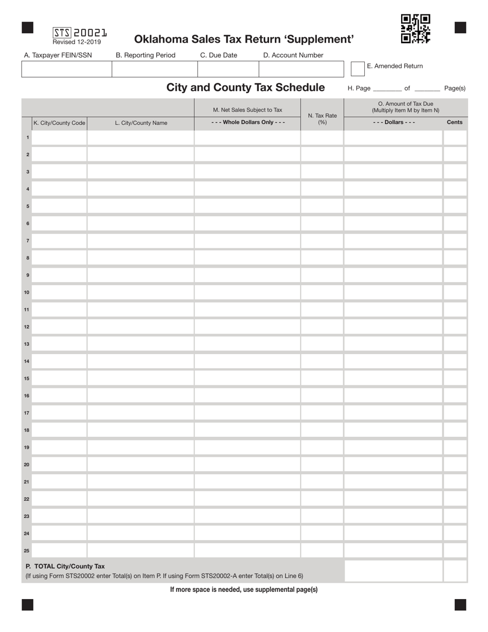 Form STS20021 - Fill Out, Sign Online and Download Fillable PDF ...