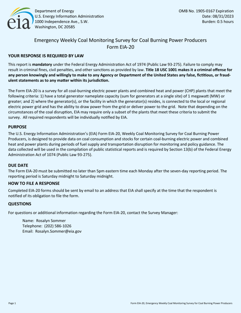 U.S. Energy Information Administration Forms PDF templates. download ...