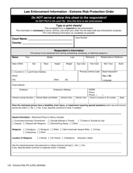 Form HAR103 Download Fillable PDF or Fill Online Law Enforcement Information Form Minnesota ...