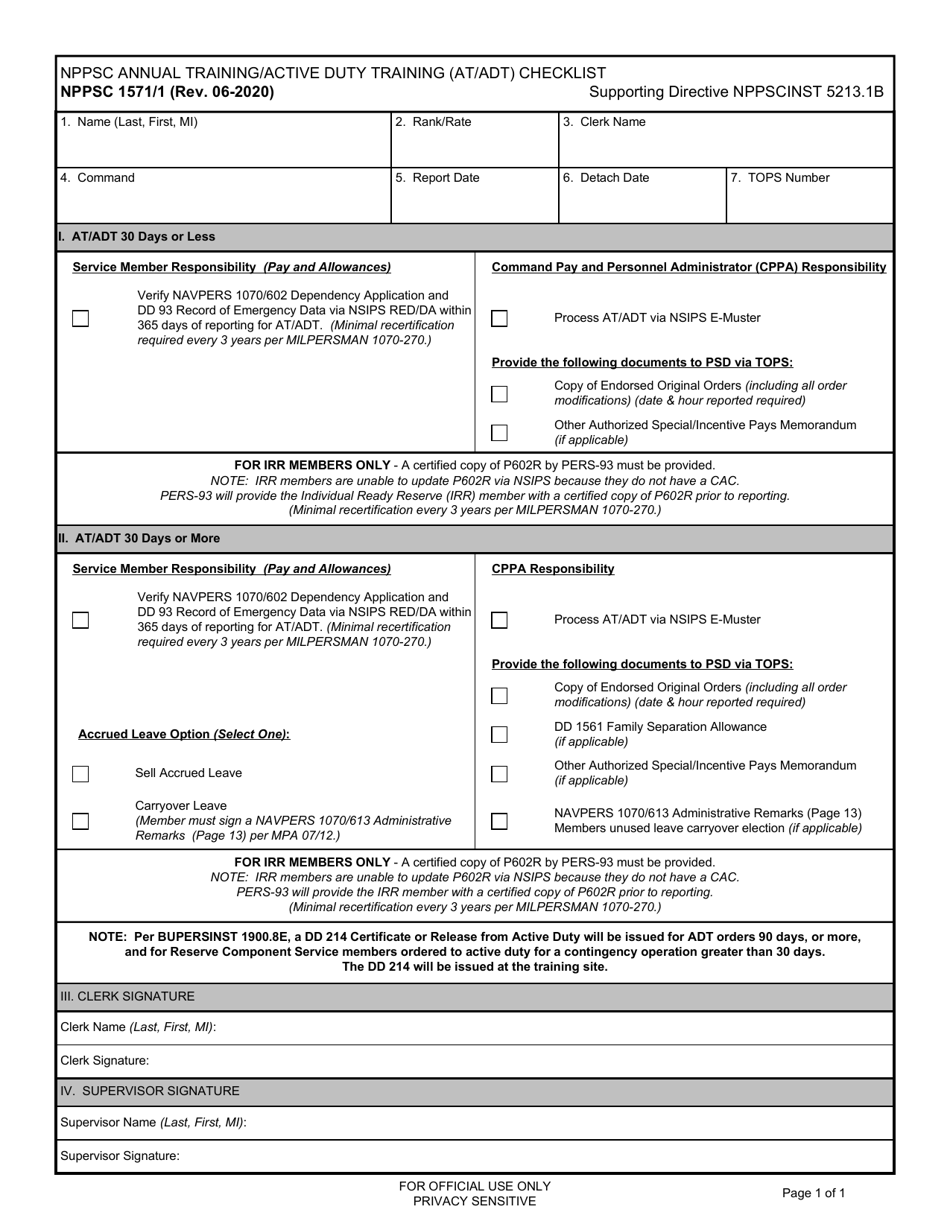 Form NPPSC1571 1 Fill Out Sign Online And Download Fillable PDF