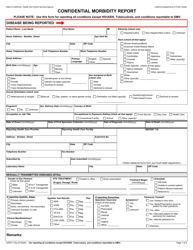Form CDPH110A Download Fillable PDF or Fill Online Confidential ...
