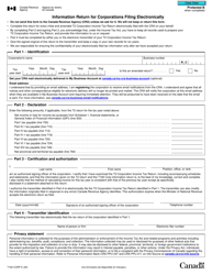 Form T183 CORP Download Fillable PDF or Fill Online Information Return ...