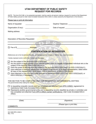 Form DLD266 - Fill Out, Sign Online and Download Fillable PDF, Utah ...
