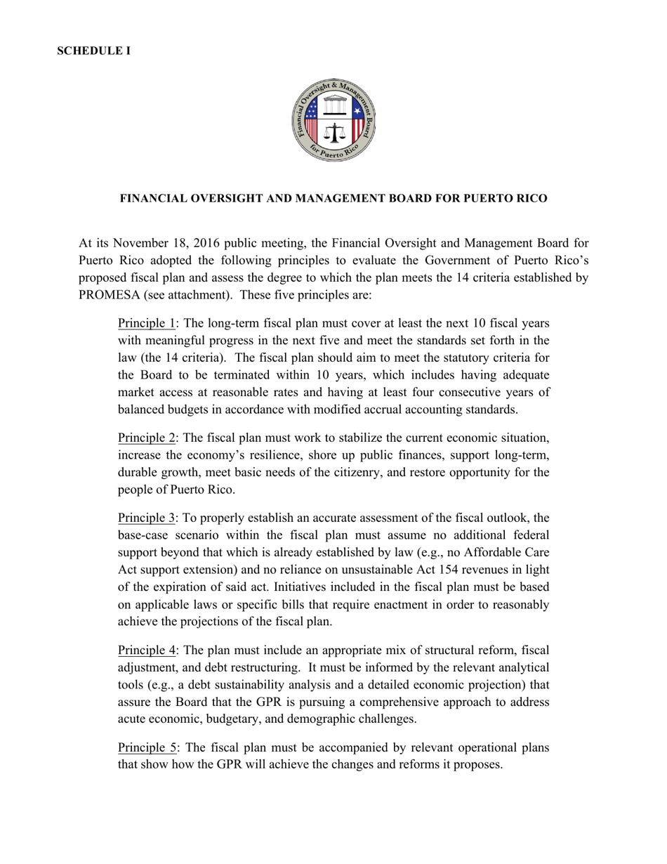 Puerto Rico Financial Oversight and Management Board for Puerto Rico ... Puerto Rico Financial Oversight and Management Board for Puerto Rico ...