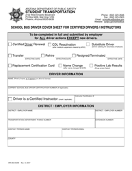 Form DPS802-03203 Download Fillable PDF or Fill Online School Bus ...