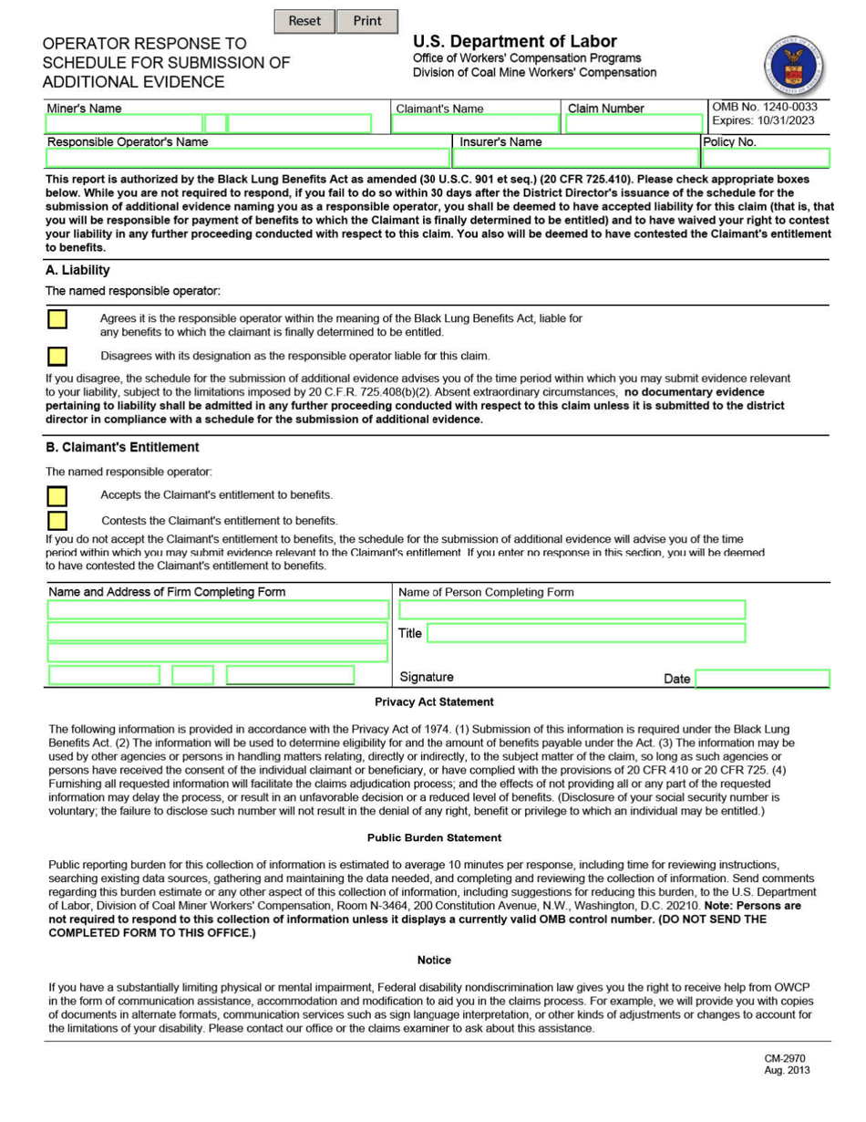 Form CM-2970 - Fill Out, Sign Online and Download Fillable PDF ...
