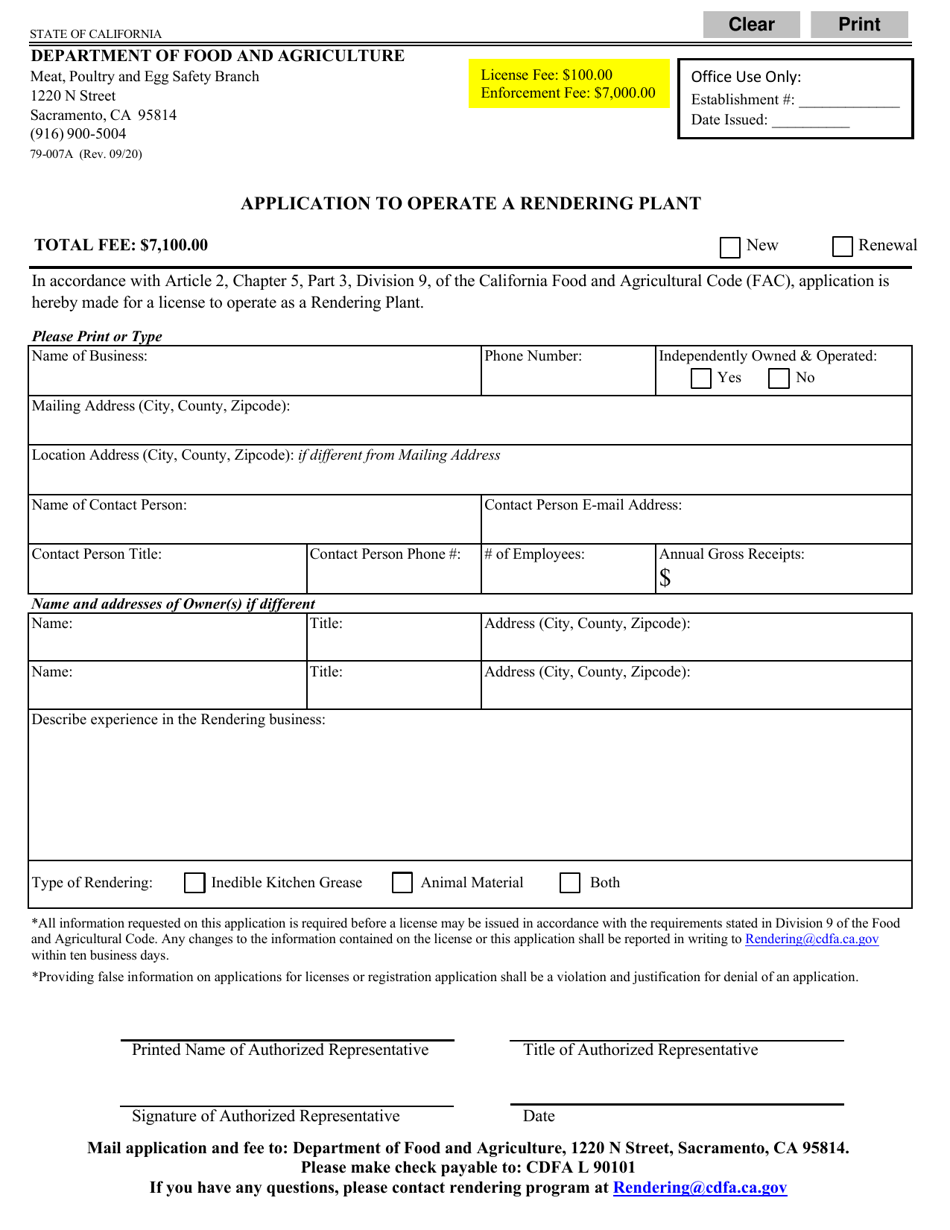 Form 79-007A - Fill Out, Sign Online and Download Fillable PDF ...