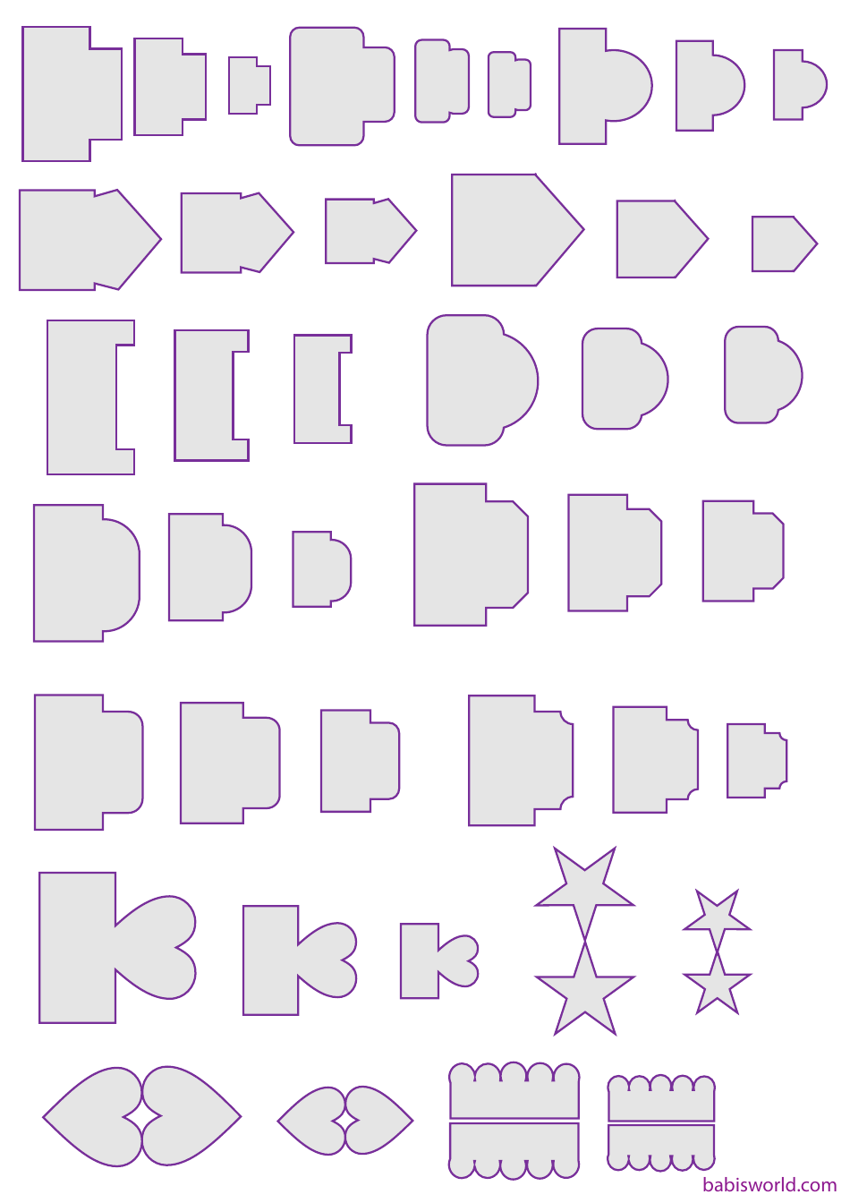 Tag Templates - Little Figures Download Printable PDF | Templateroller