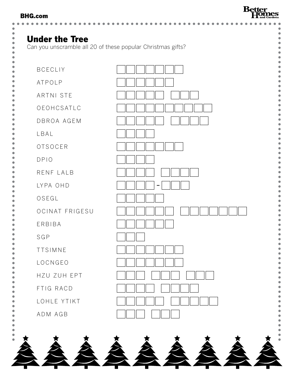 Christmas Word Scramble Game Template Download Printable PDF Christmas Word Scramble Game Template Download Printable PDF