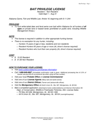 Alabama Mussel Buyer License Download Fillable PDF | Templateroller