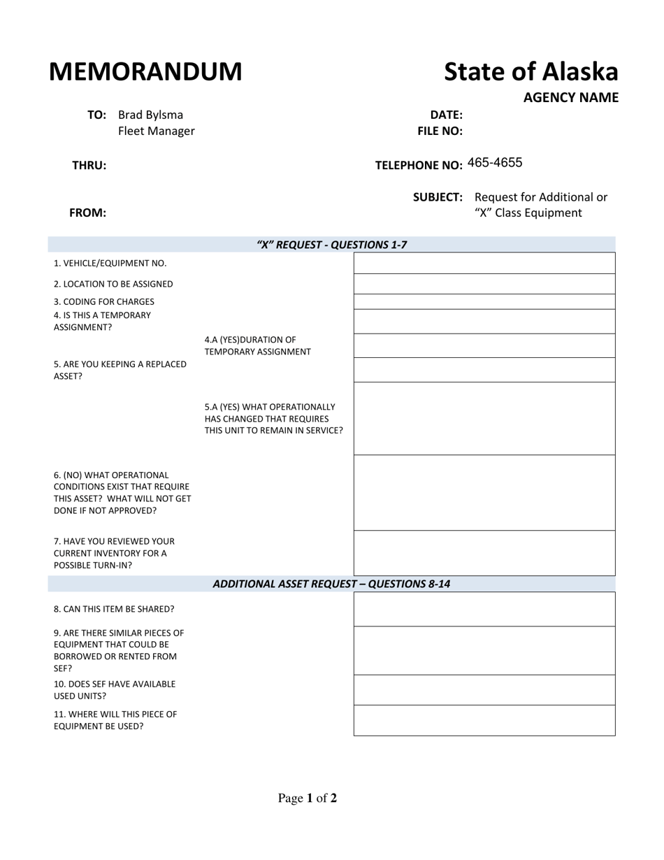 Alaska Add and Wx Request Form - Fill Out, Sign Online and Download PDF ...