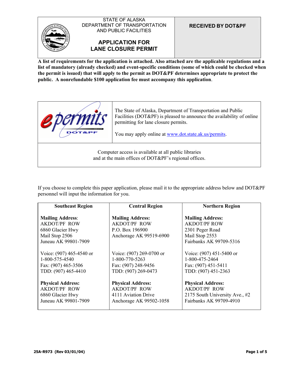 Form 25A-R973 - Fill Out, Sign Online and Download Printable PDF ...