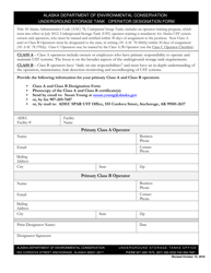 Alaska Class "c" Underground Storage Tank Operator Training Recommended ...