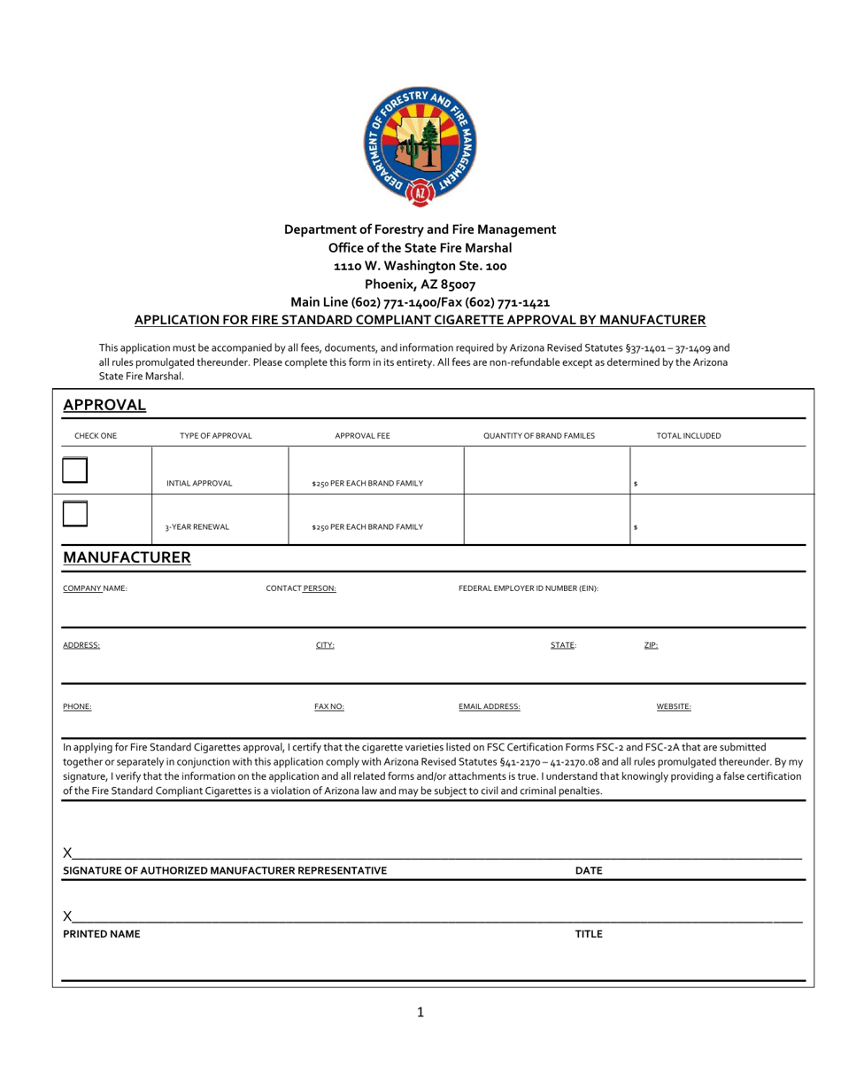 Form FSC-2 - Fill Out, Sign Online and Download Fillable PDF, Arizona | Templateroller