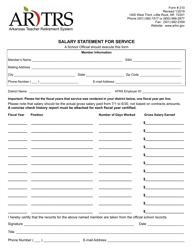 Form 210 - Fill Out, Sign Online and Download Printable PDF, Arkansas ...