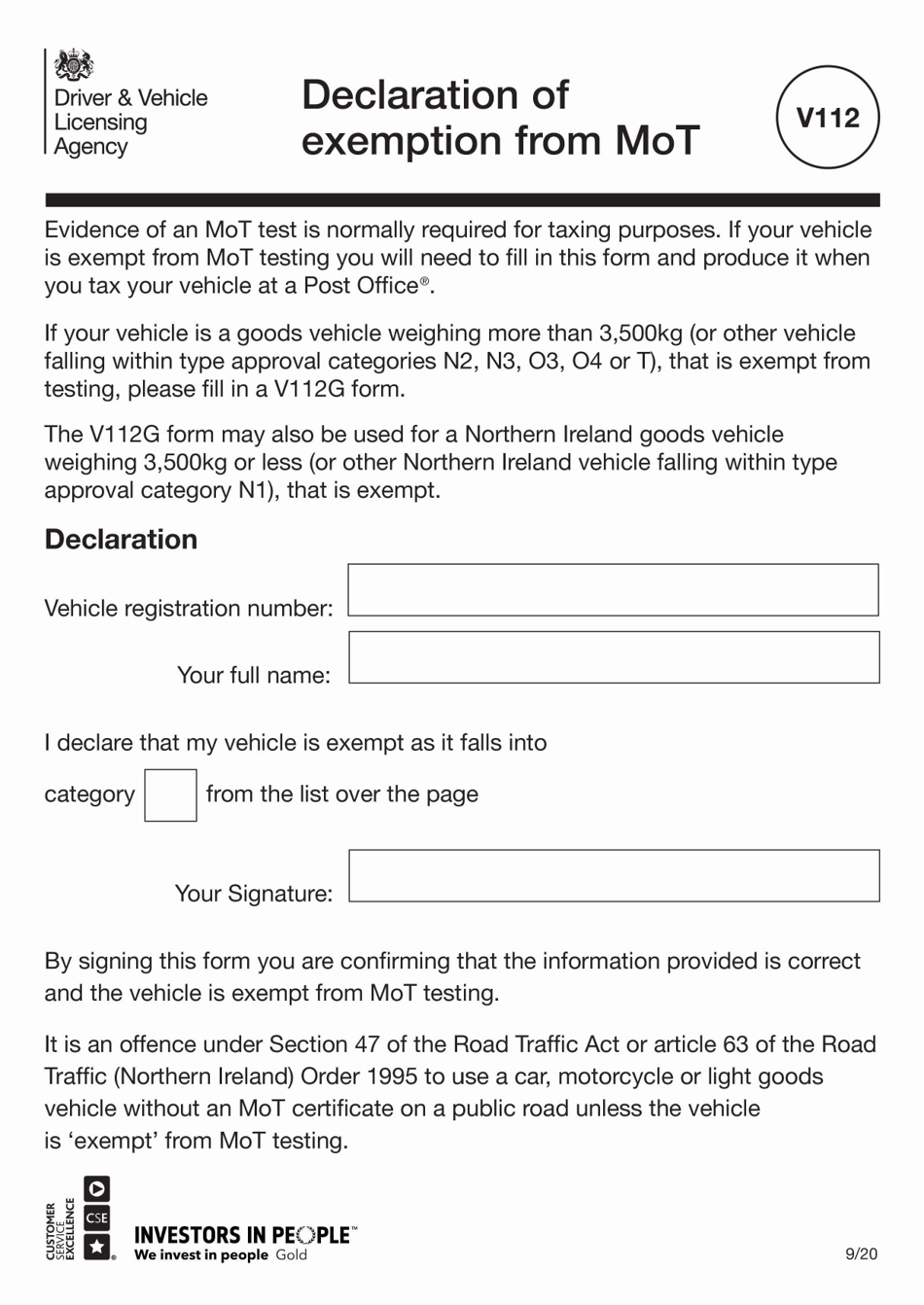 Form V112 - Fill Out, Sign Online and Download Printable PDF, United ...