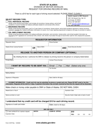 Form 419F - Fill Out, Sign Online and Download Fillable PDF, Alaska ...