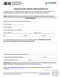 Kansas National Provider Identifier Update Form Download Fillable PDF ...