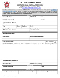 Form BFS-209 Download Fillable PDF or Fill Online Probationary ...