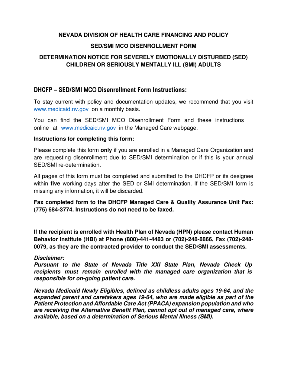 Form NMO-6080 - Fill Out, Sign Online and Download Fillable PDF, Nevada ...