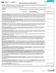 Form TD1 - 2021 - Fill Out, Sign Online and Download Fillable PDF ...