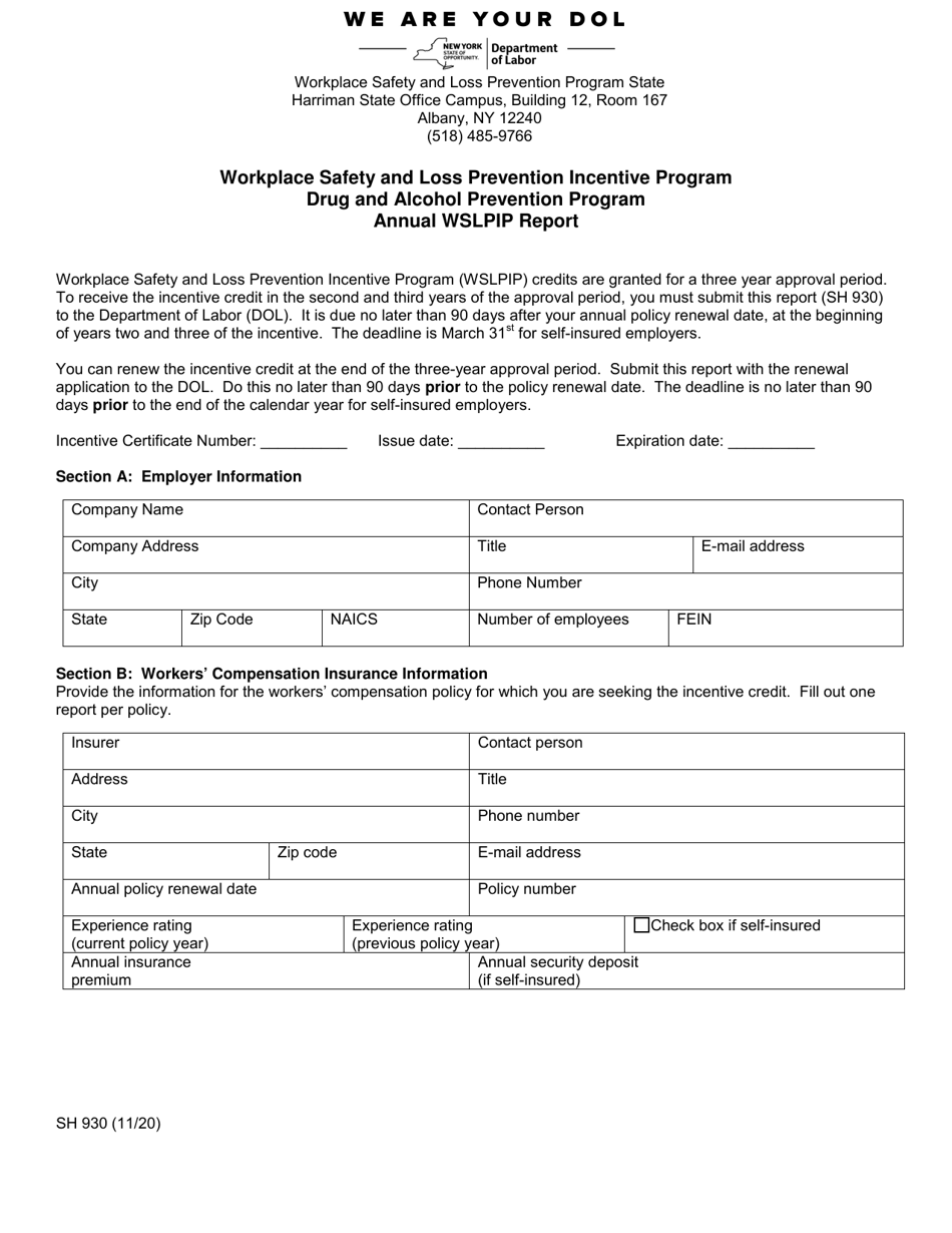 Form SH930 Download Fillable PDF or Fill Online Drug and Alcohol ...