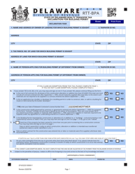 Form RTT-BPA - Fill Out, Sign Online and Download Fillable PDF ...