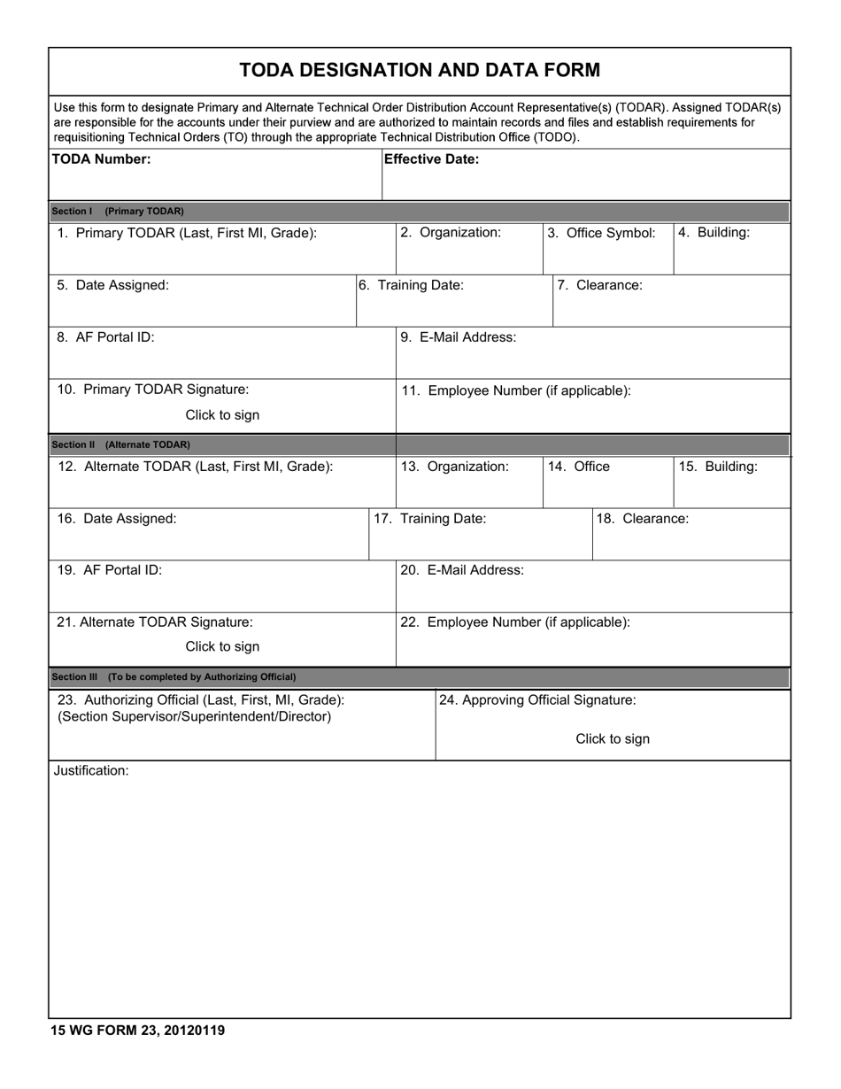 15 WG Form 23 - Fill Out, Sign Online and Download Fillable PDF ... 15 WG Form 23 - Fill Out, Sign Online and Download Fillable PDF ...