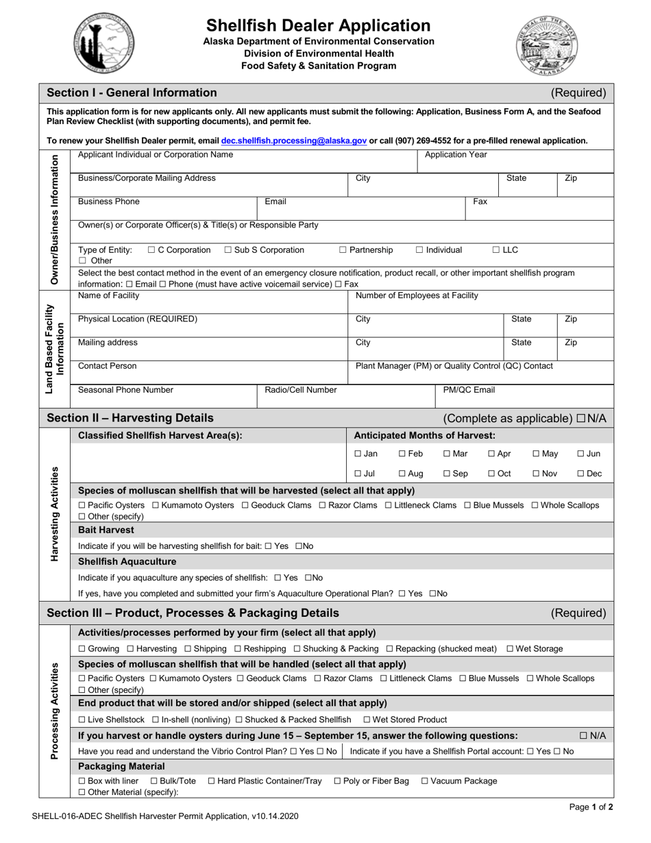 Form SHELL-016 - Fill Out, Sign Online and Download Fillable PDF ...