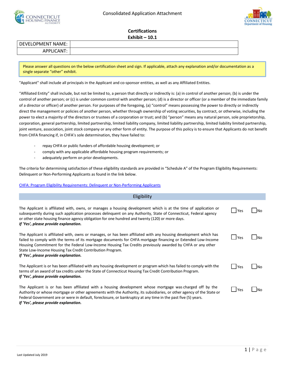 Connecticut Consolidated Application Attachment - Certifications - Fill ...