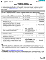 Form T1036 Download Fillable PDF or Fill Online Home Buyers' Plan (Hbp ...
